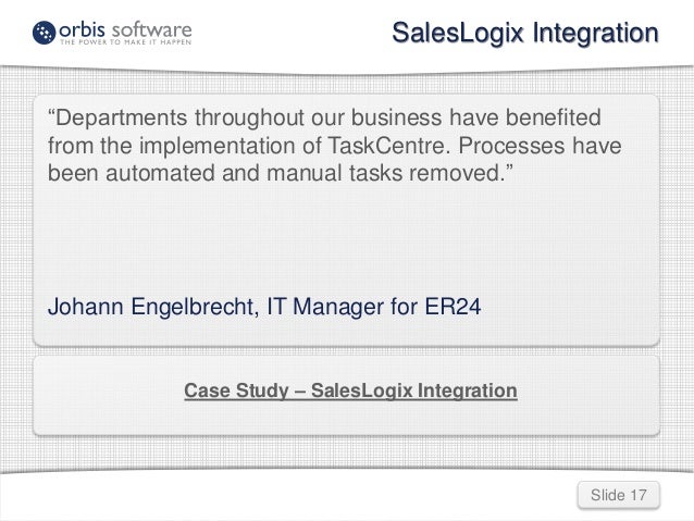 SalesLogix Integration: Integrate SalesLogix / Infor CRM with your ERP ...