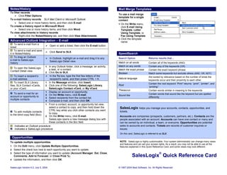 Sales logix quick reference | PDF