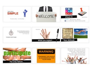 Sales made simple 1day Workshop | PPT