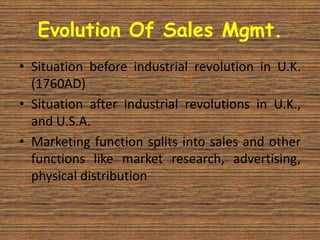 Sales management | PPTX