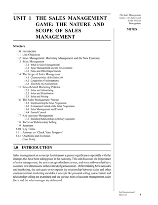 Sales management | PDF