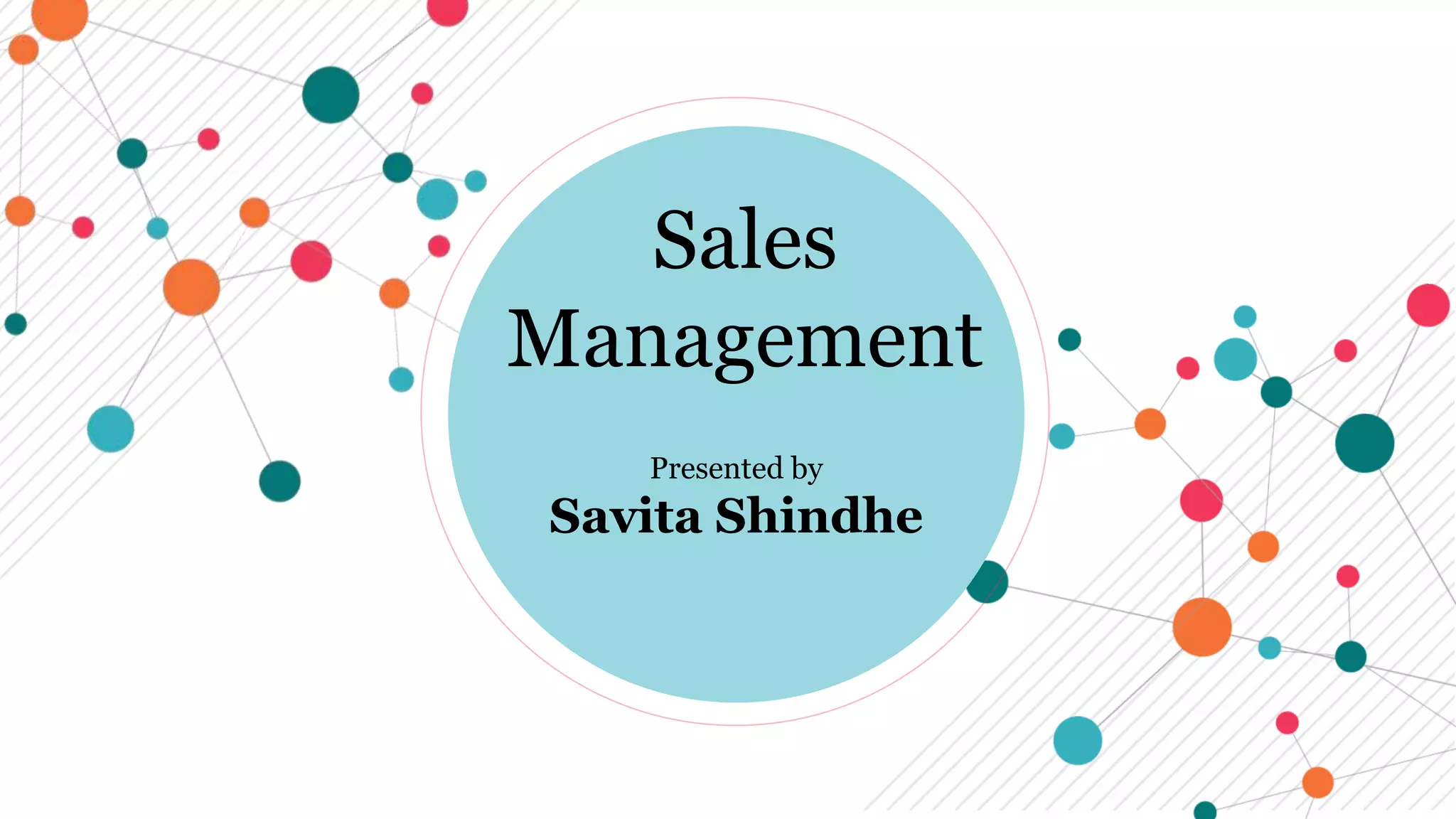 Sales management | PPTX