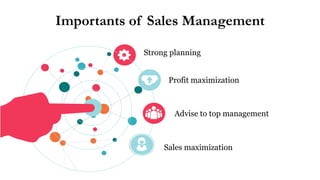 Sales management | PPTX