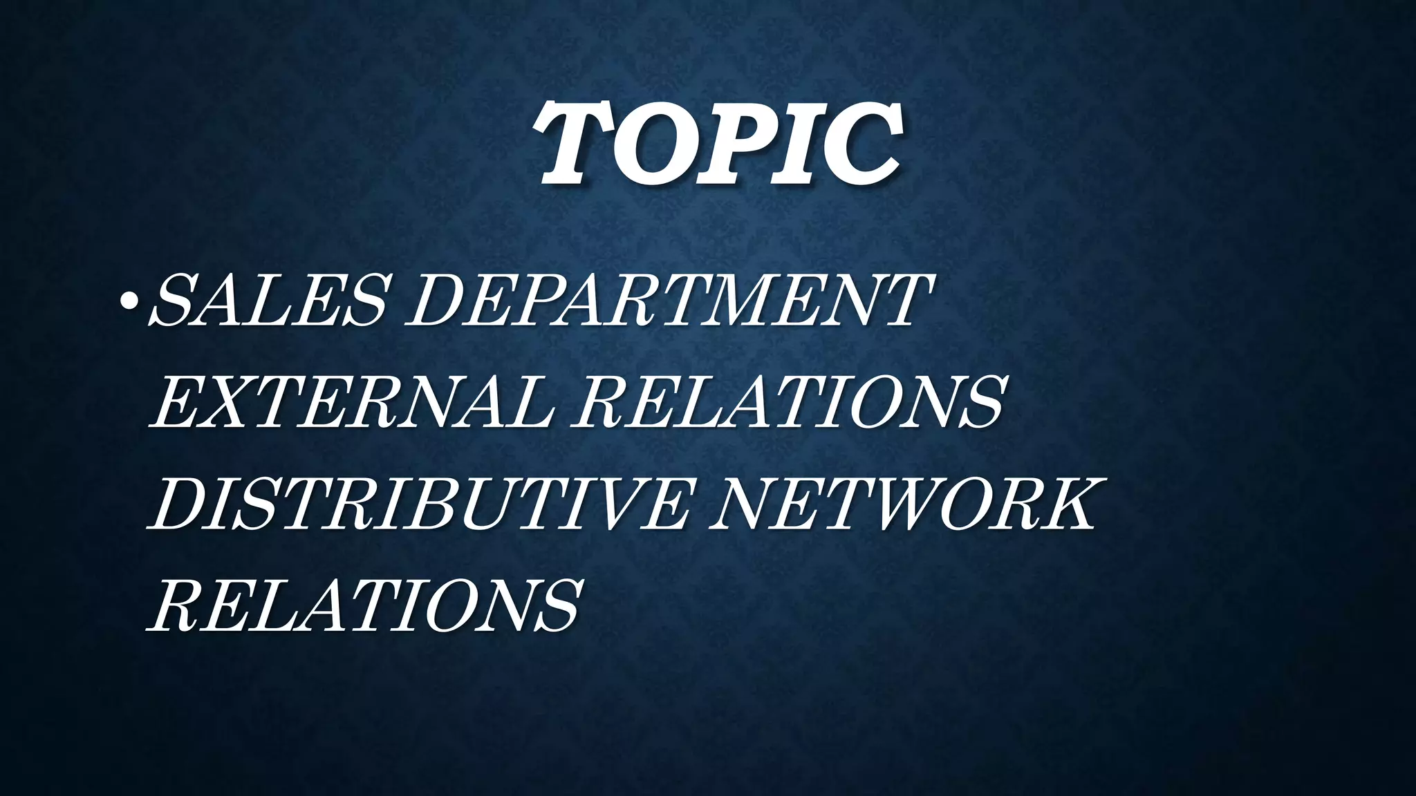 SALES MANAGEMENT.pptx | Sales | Business