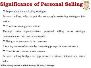 Sales management- Pre Approach, types of sales planning | PPTX