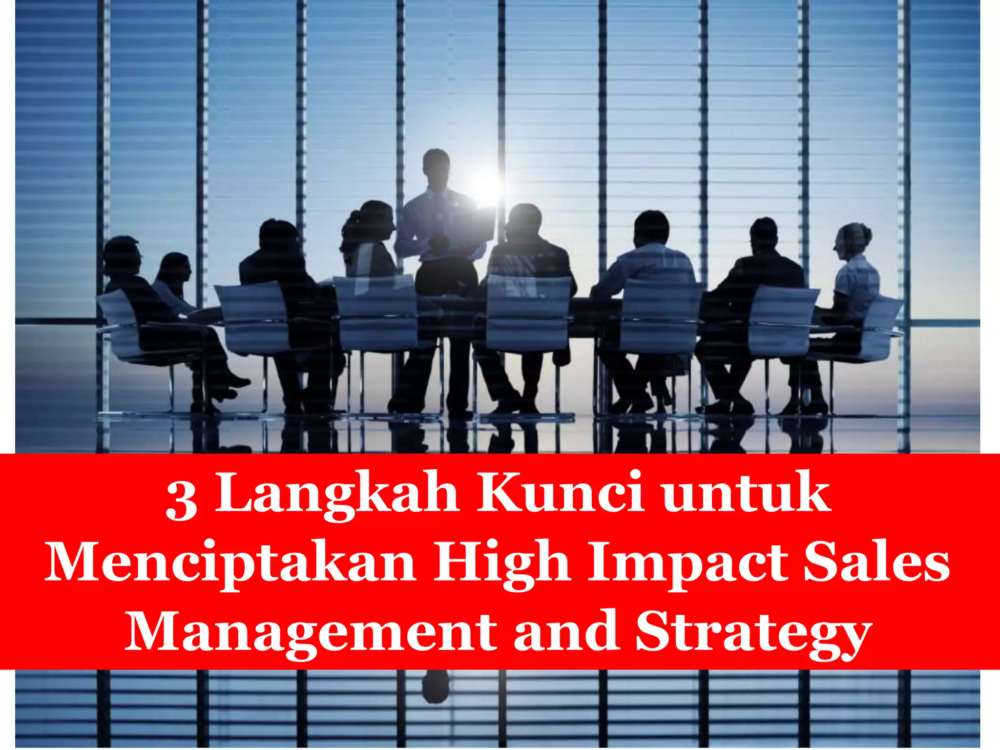 Materi Pelatihan tentang Sales Management - Strategi Penjualan | PPTX