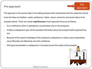 Sales management & personal selling | PPTX