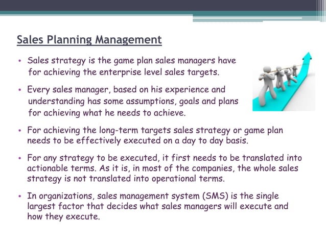 Sales Management Planning | PPTX
