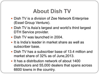 Sales Management in Dish TV | PPTX