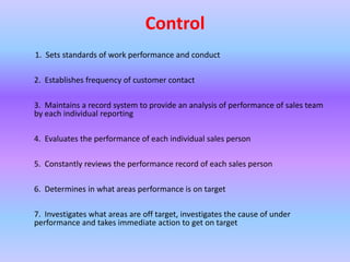 Sales manager- Job & Role | PPTX