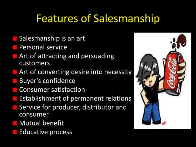 Salesmanship | PPTX | Sales | Business