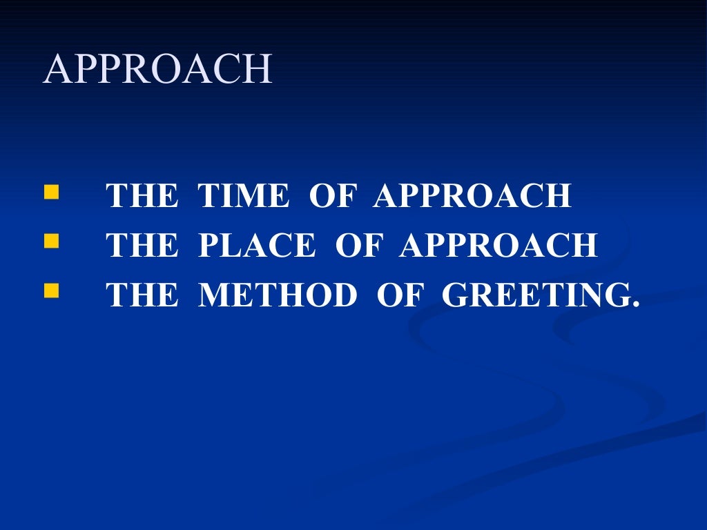 Salesmanship salesmanship