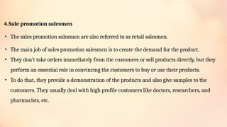 Salesmanship - Meaning and it's types ppt | PPTX