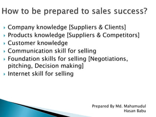 Sales & Marketing Skill based Training | PDF