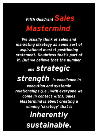Sales Mastermind | PDF