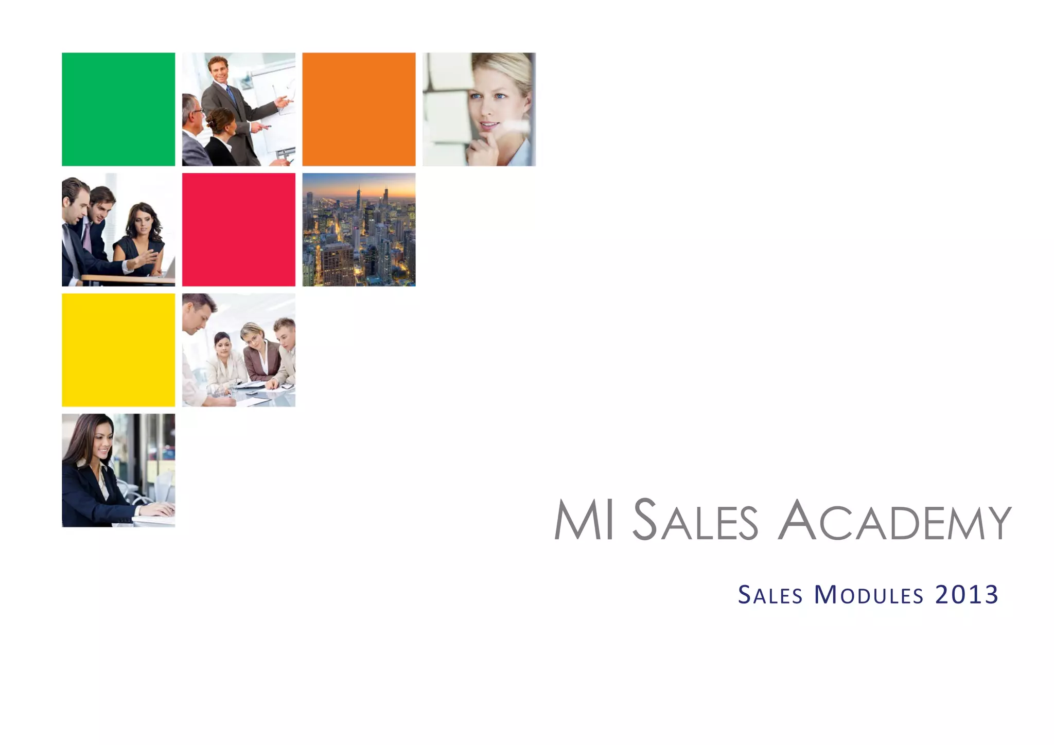 Sales modules 2013 | PPT