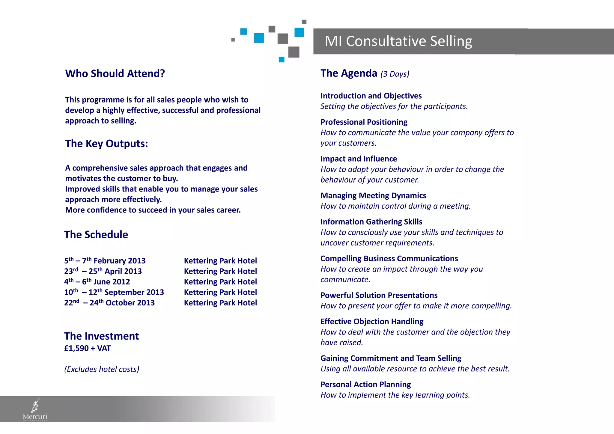 Sales modules 2013 | PPT