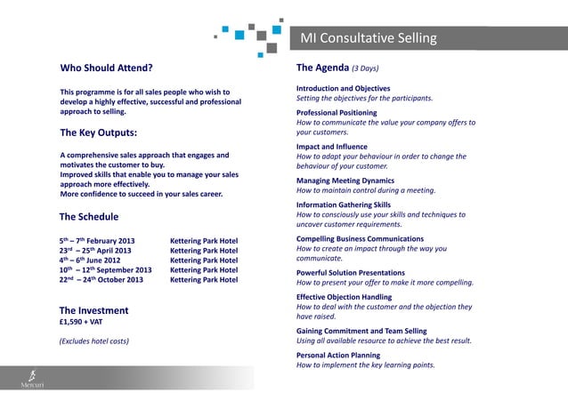 Sales modules 2013 | PPT