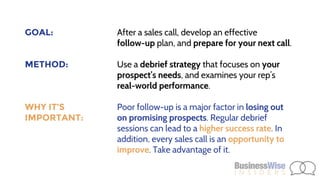 The 3 Strategies of Highly Effective Sales Motivators: Prepare, Debrief, and Energize | PPT