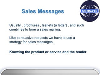 Sales messages | PPTX