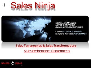 Sales Ninja Training Profile | PPTX