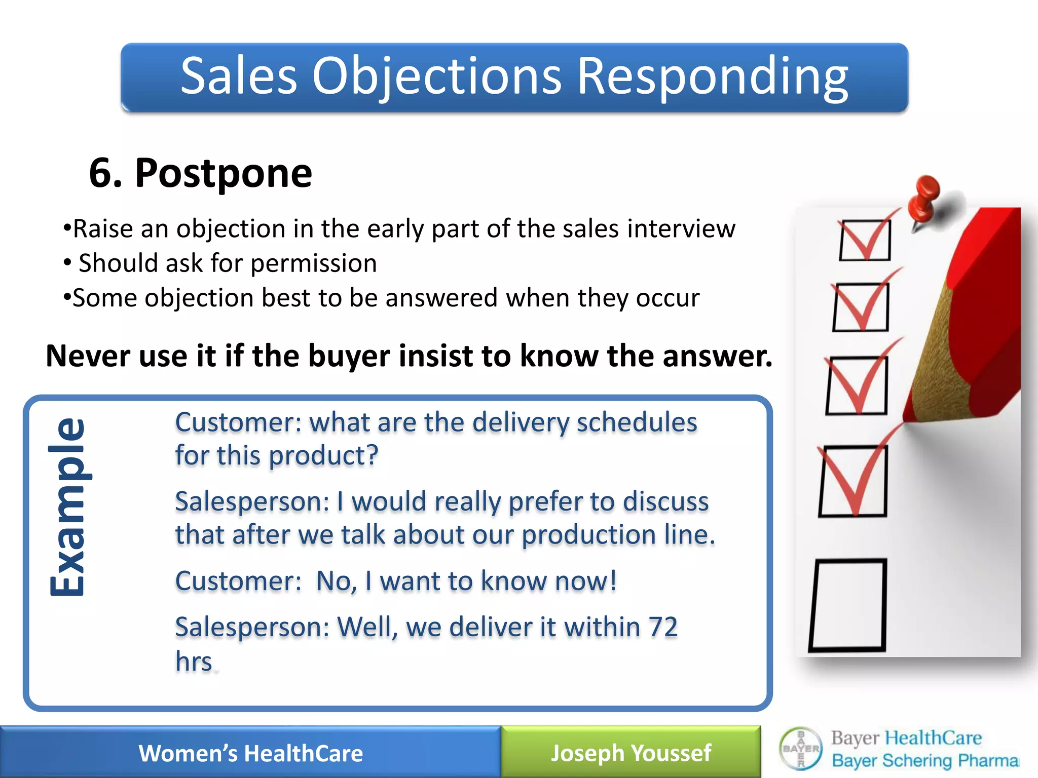 Sales Objections Linkedin | PDF