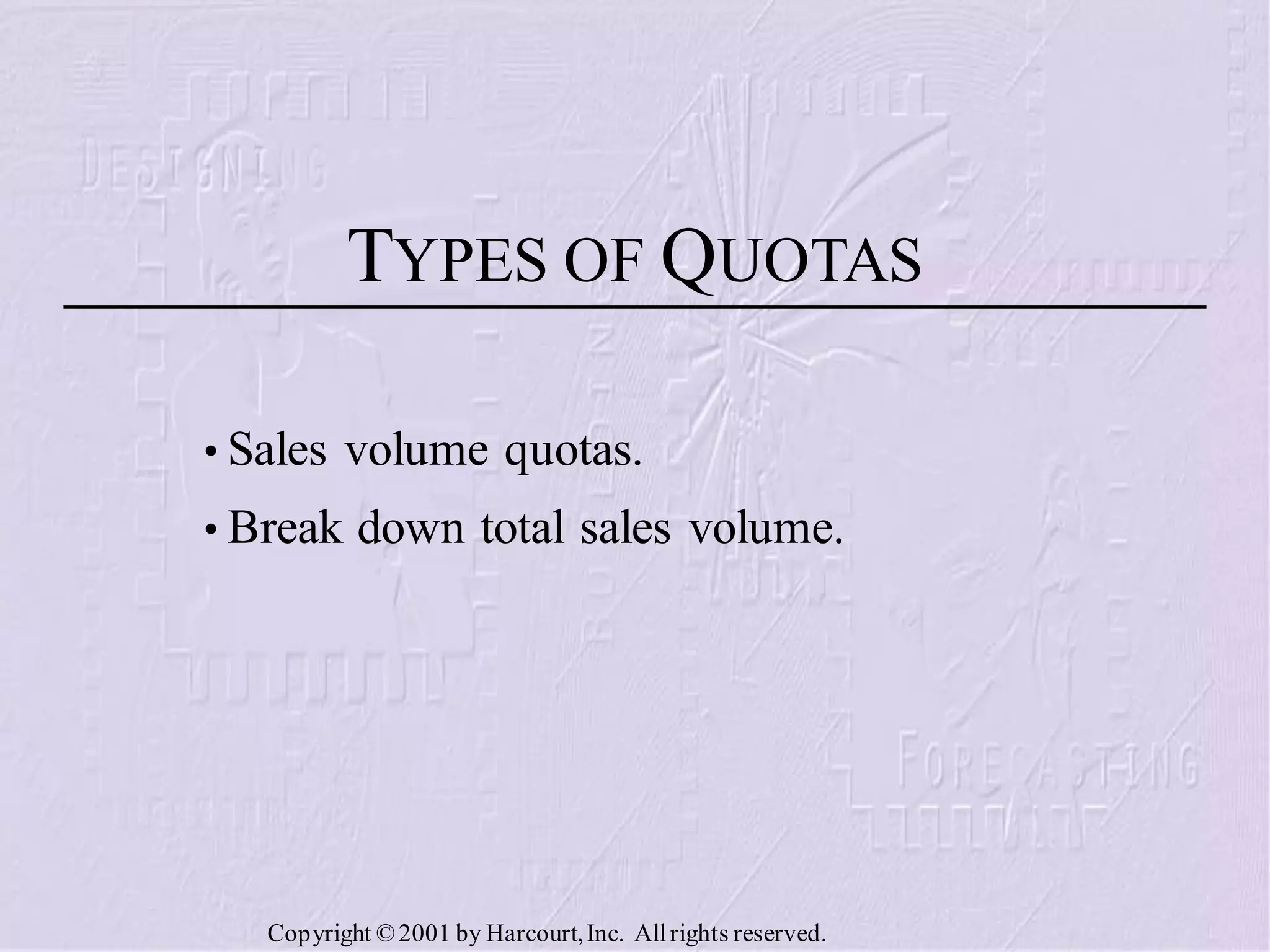 Sales objectives and quotas | PDF