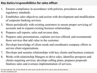Sales officer | PPTX