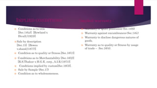 Sales of goods act... | PPTX