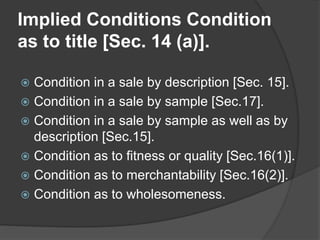 Sales Of goods Act 1930.pptx