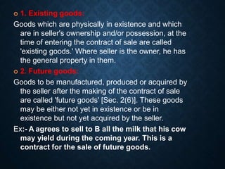 Sales of goods act (2).pptx | Real Estate Buying and Selling | Real Estate