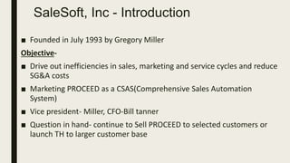 Sale soft inc | PPTX
