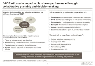 Sales and Operations Planing Handbook | PDF