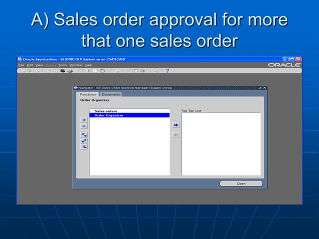 Sales order approval process | PPT