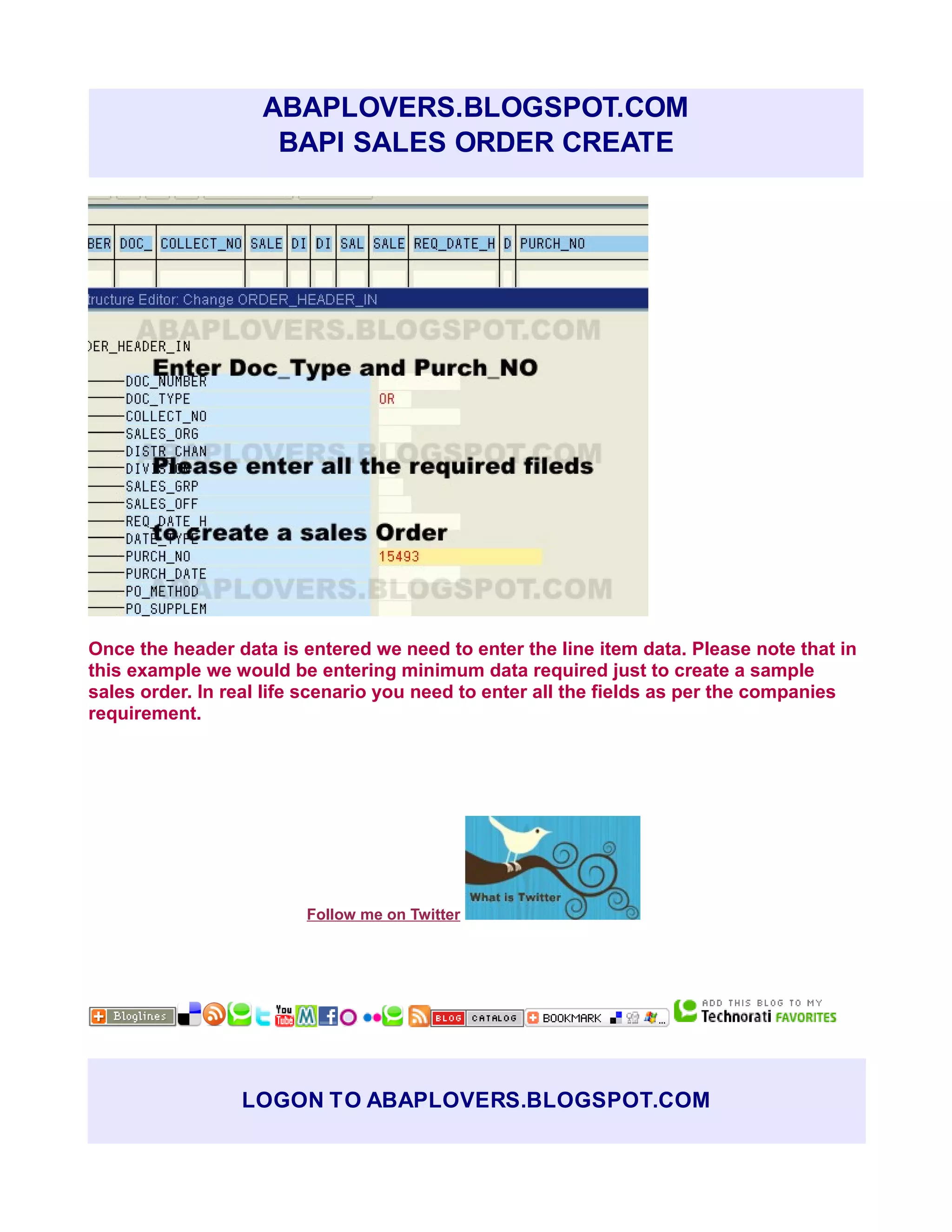 Sales ordercreatefromdat1 | PDF