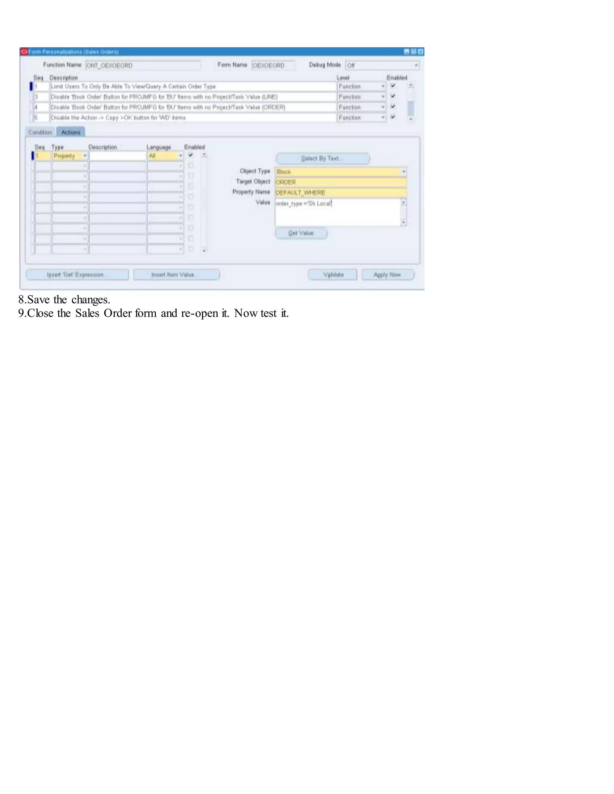 Oracle Ebs R12 Sales Order Personalization Pdf