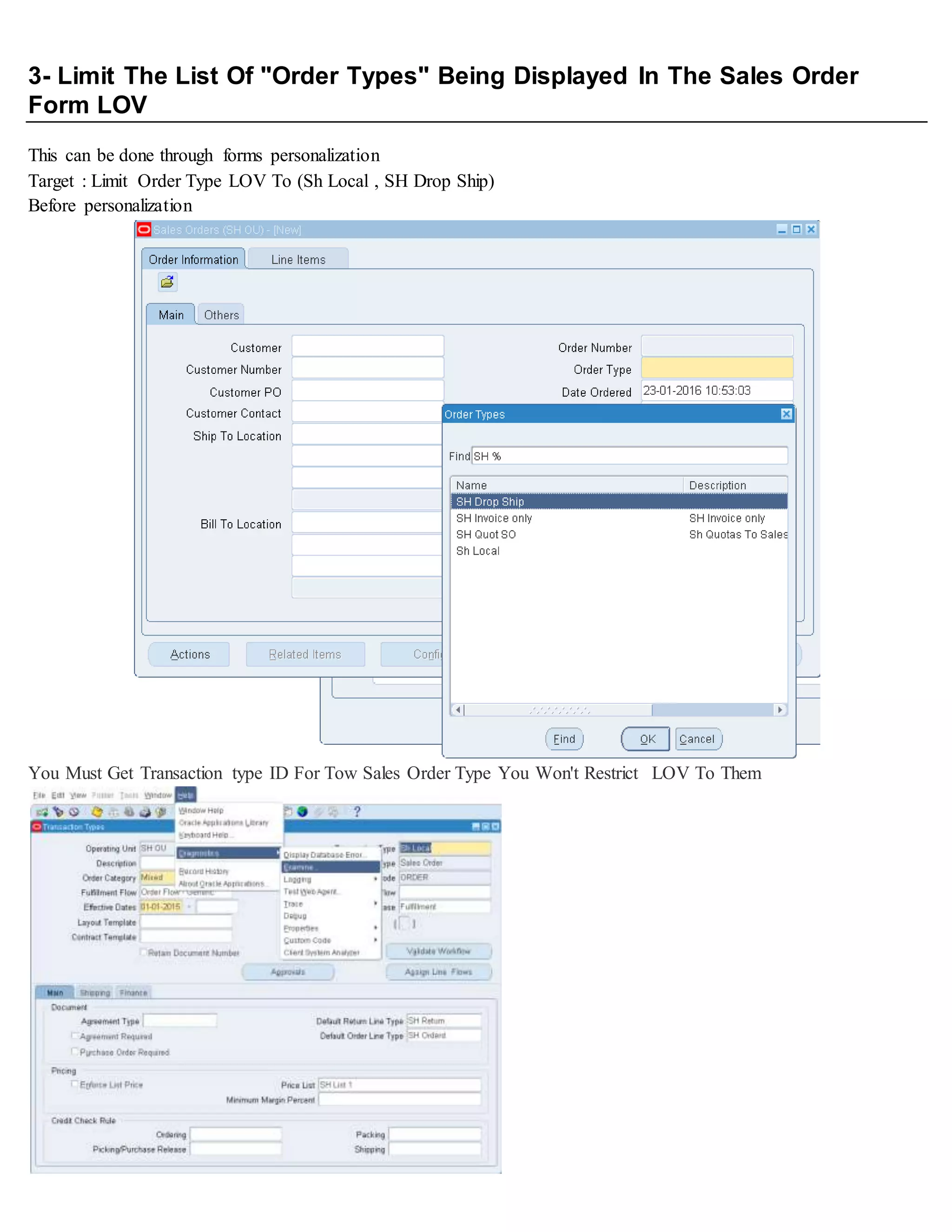 Oracle EBS R12 Sales order personalization | DOCX