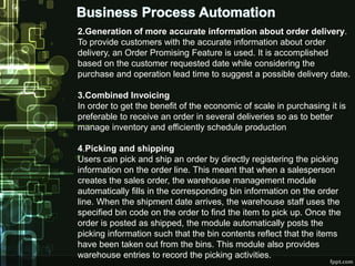 Sales order processing sec a_grp1 | PPT
