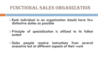 Sales organization | PPT