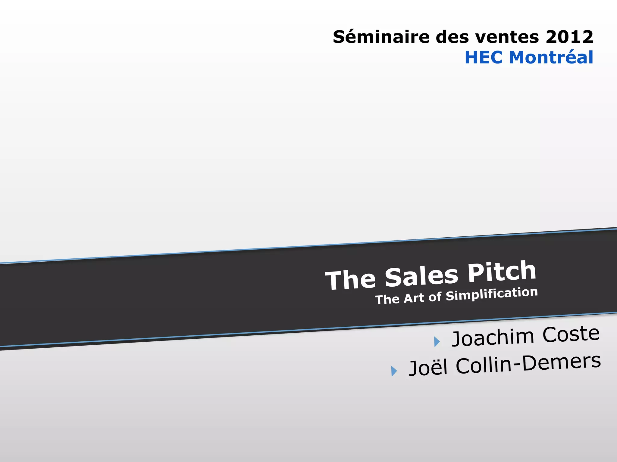 Client Pitches 101 | PPT