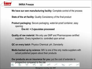 Sales pitches inrafreeze | PPT