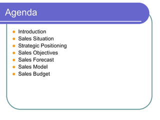 Sales plan 2012 meeting team | PPTX
