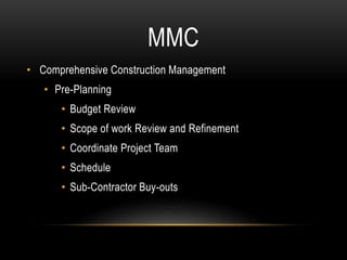 MMC | PPTX | Construction Industry | Industries