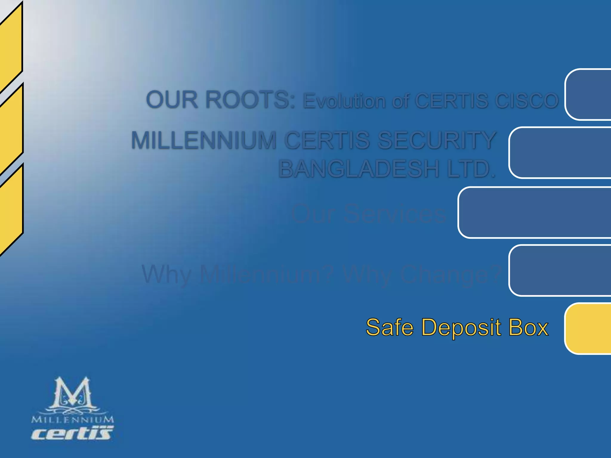 Sales presentation - Millennium Certis Security | PPSX