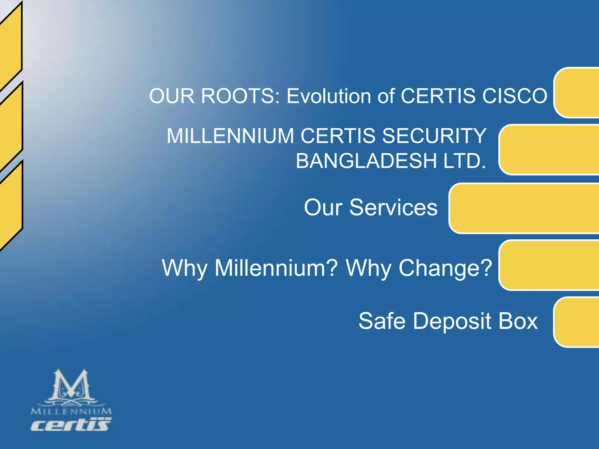 Sales presentation - Millennium Certis Security | PPSX