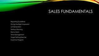 Presentation on Sales Process | PDF