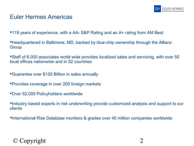 Euler Hermes 2012 | PPT
