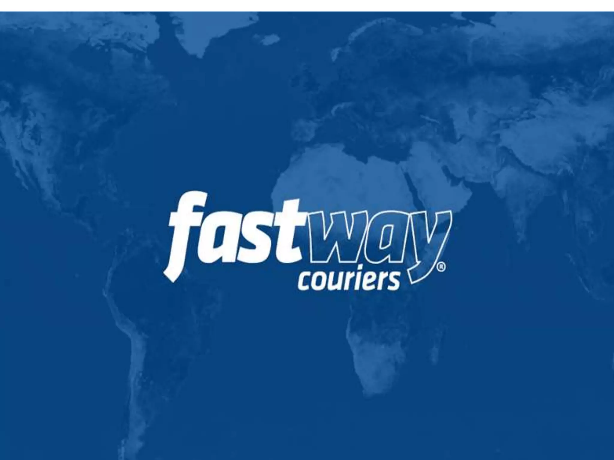 Sales presentation - Fastway Couriers | PPTX