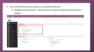 Sales Pricelist in Odoo 14 | PPT