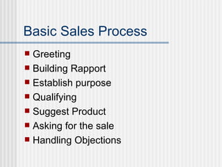 Sales Process | PPT | Sales | Business
